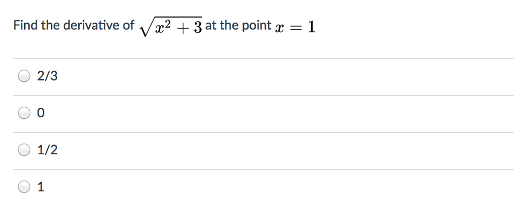 Solved The function f (x) is differentiable at x = 0 -- O | Chegg.com