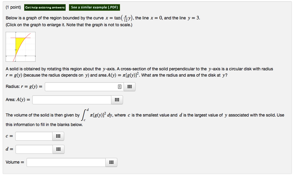 Solved int Get help entering answer See a similar example | Chegg.com