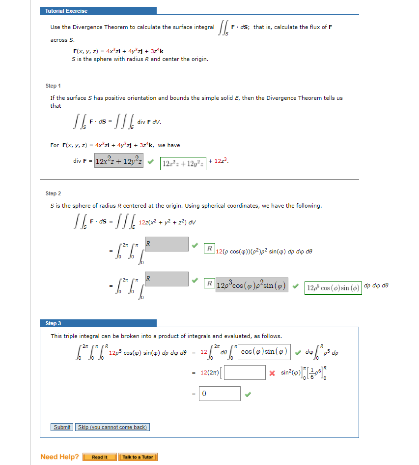Solved Use the Divergence Theorem to calculate the surface | Chegg.com