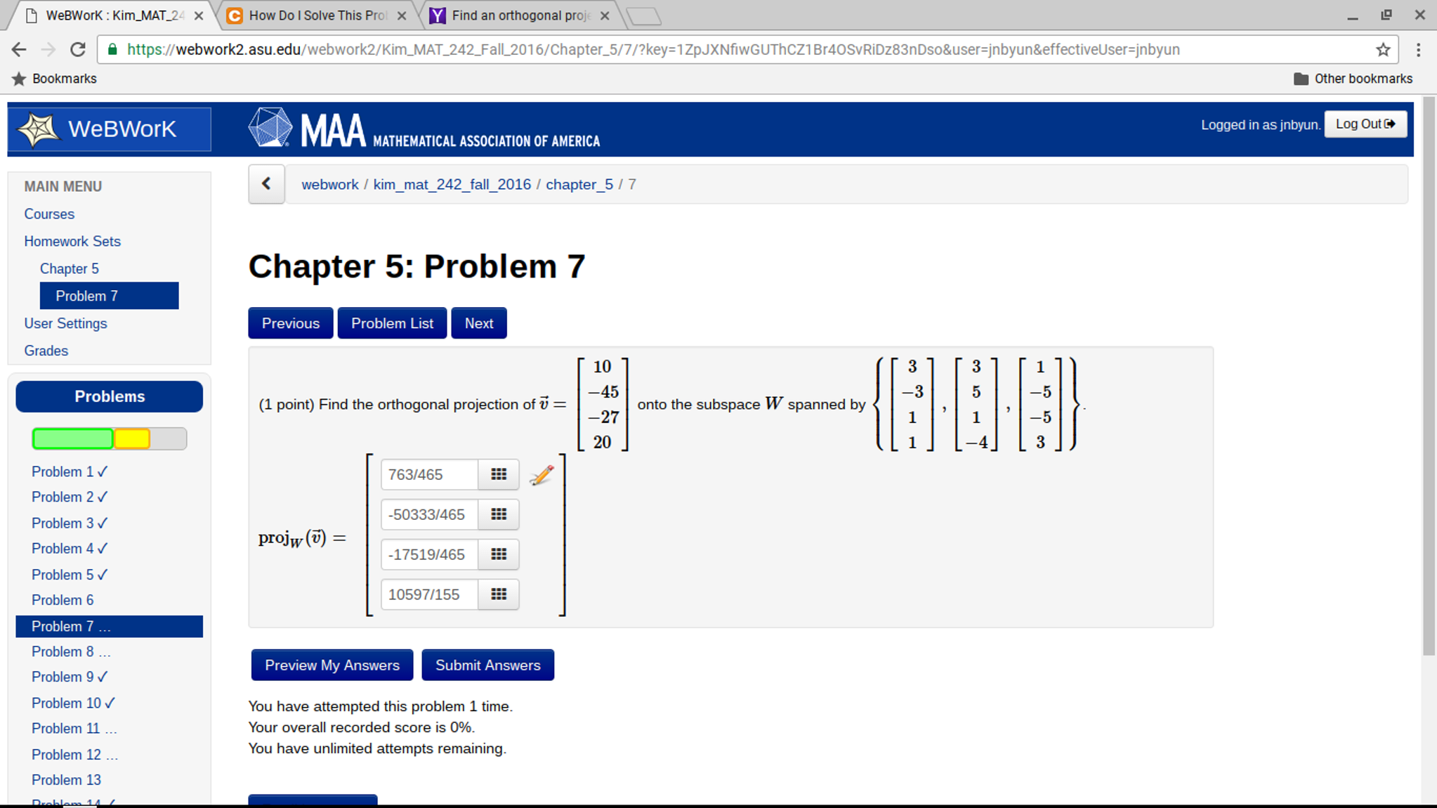 Solved D WeBWork Kim MAT 24 X (C How Do I Solve This Prol X | Chegg.com