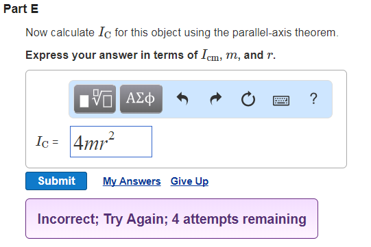 Solved To understand the parallel-axis theorem and its | Chegg.com