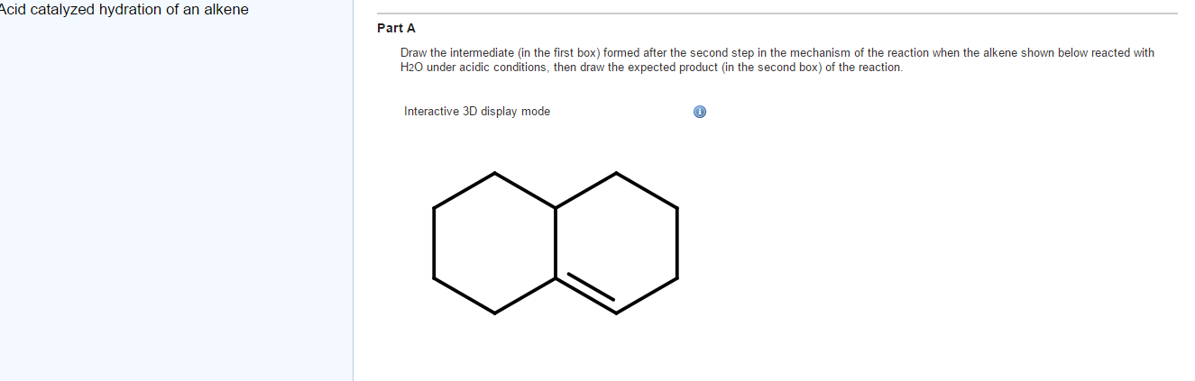 Solved raw the intermediate (in the first box) formed after | Chegg.com
