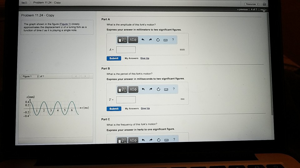 Solved hw11 Problem 11.24-Copy Part A The graph shown in the | Chegg.com