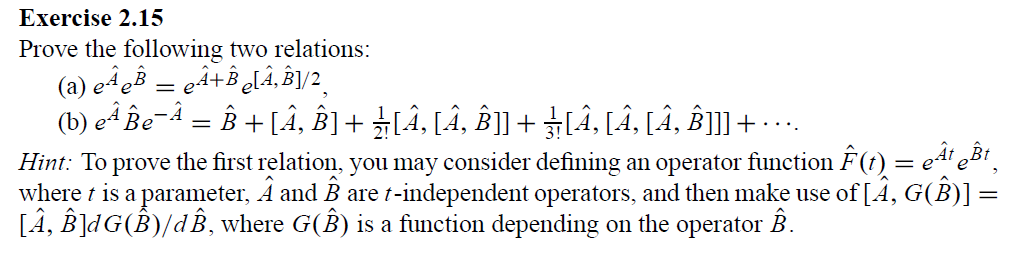 Solved Help me to solve this problem (exercise 2.15) from: | Chegg.com