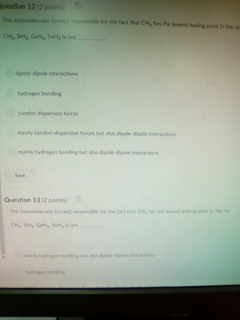 Solved Question 1 (2 points) Which of the following is not | Chegg.com