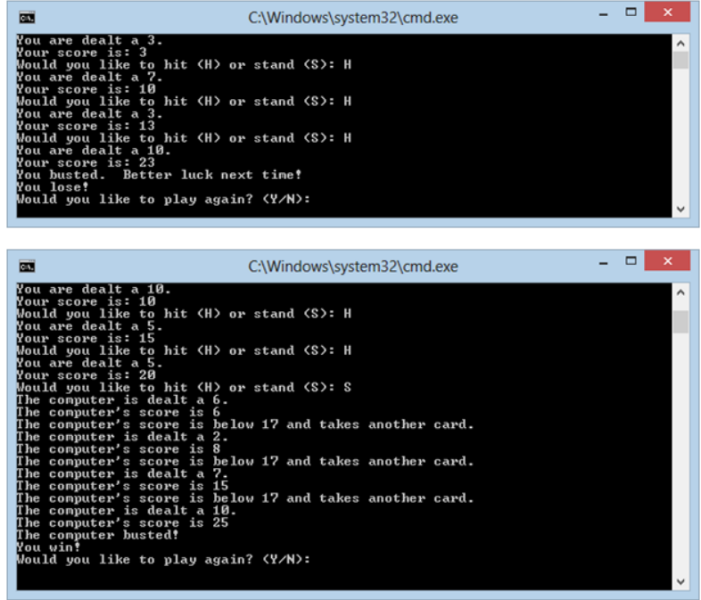 Solved Pythonblackjack You Will Build A Simple Game Of 1503