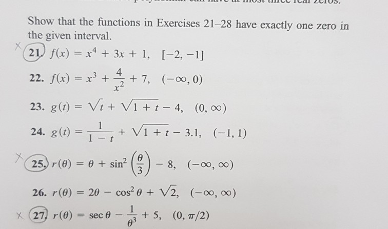 Solved Show that the functions in Exercises 21-28 have | Chegg.com