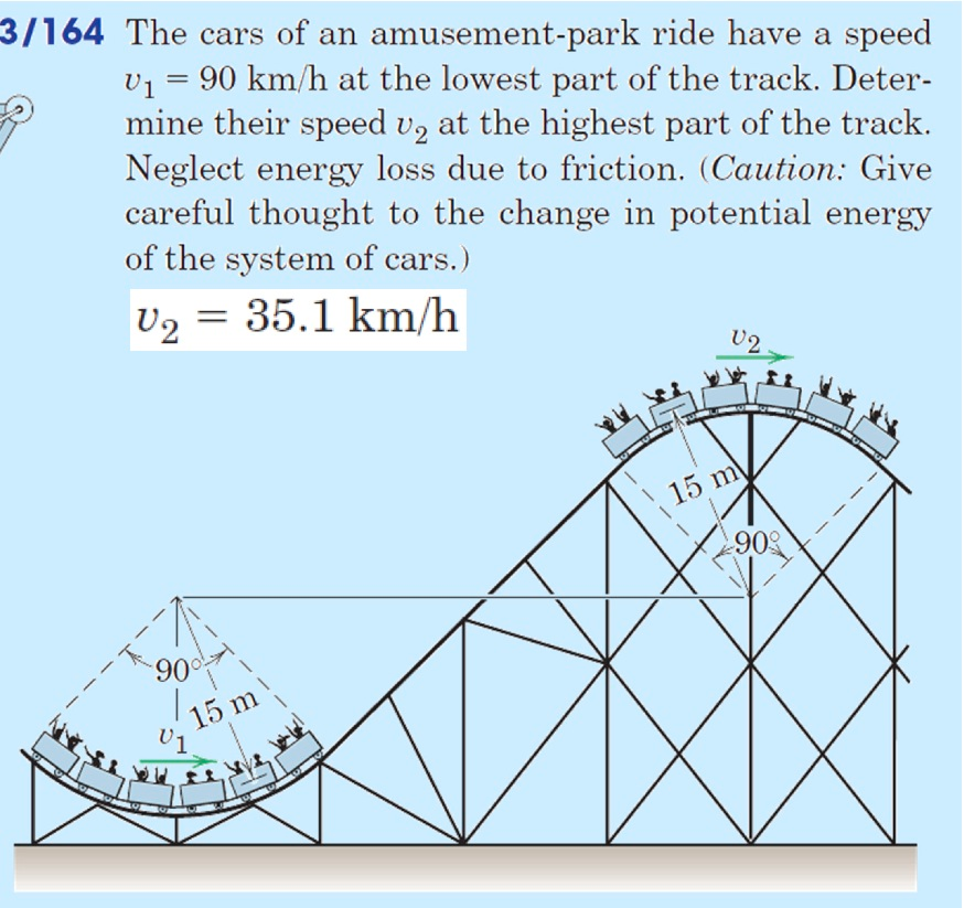 Solved the cars of an amusement park ride have a speed | Chegg.com