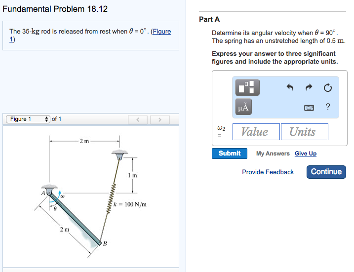 Solved The 35-kg rod is released from rest when theta = 0 | Chegg.com