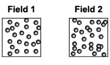 Solved ~~1. Refer to the diagram below of two plots that are | Chegg.com