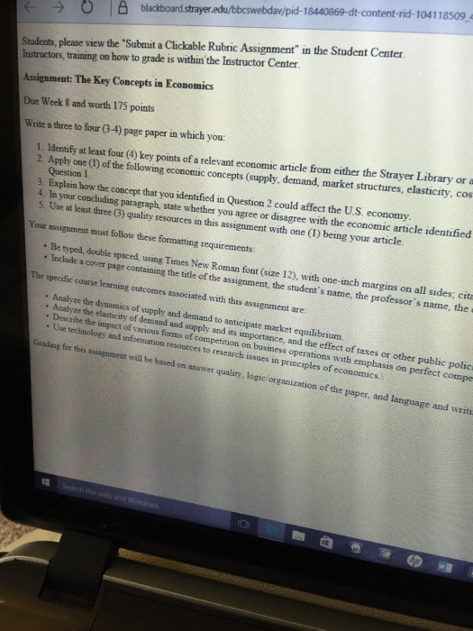 Students, please view the "Submit a clickable rubric | Chegg.com