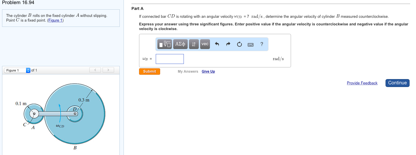 The cylinder B rolls on the fixed cylinder A without | Chegg.com