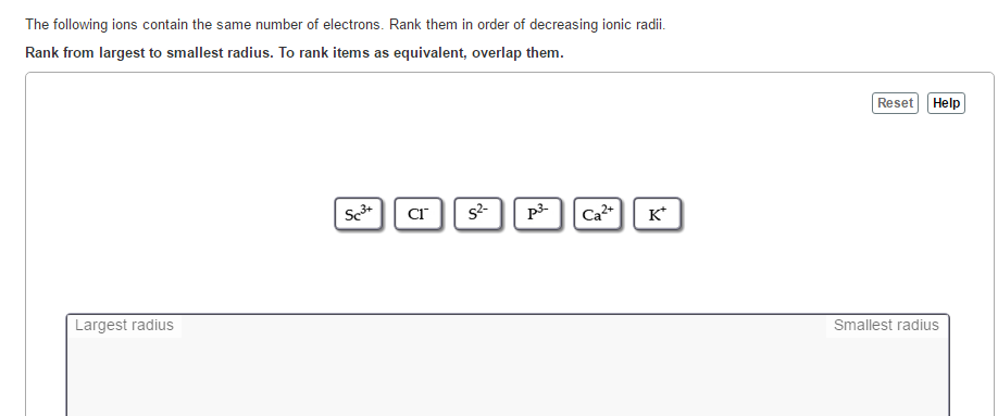 Solved The following ions contain the same number of | Chegg.com