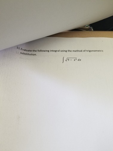 Solved Evaluate the following integral using the method of | Chegg.com