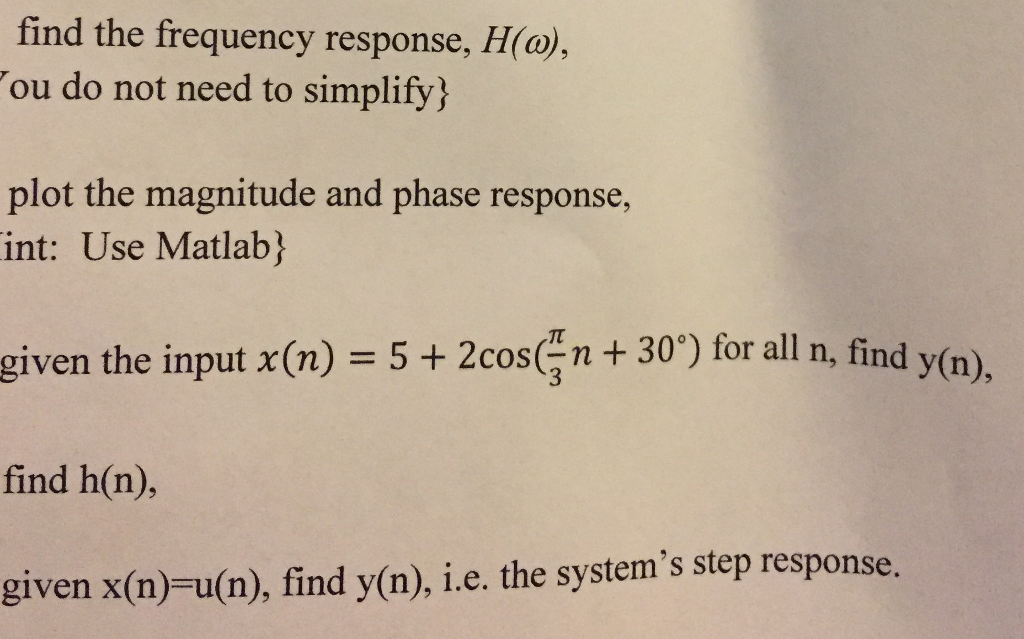 Solved Given a system described by its transfer function | Chegg.com