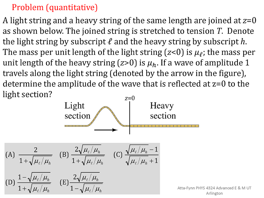Solved Problem (quantitative) A light string and a heavy | Chegg.com
