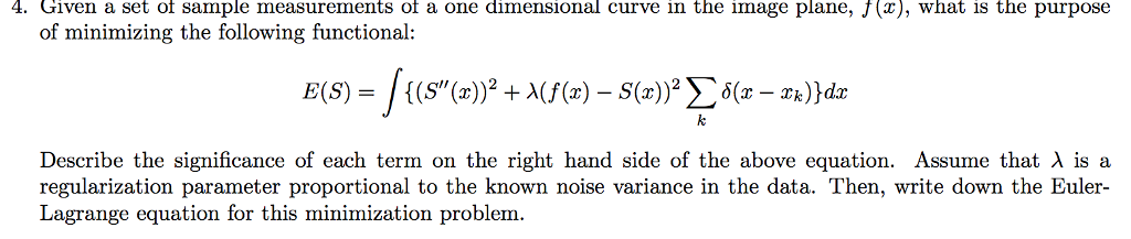 4. Given a set of sample measurements of a one | Chegg.com