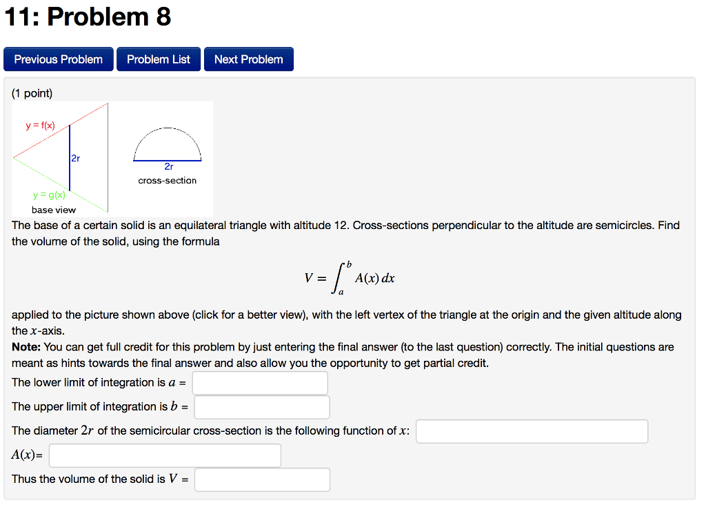 Solved 11 Problem 8 Previous Problemproblem Listnext 7510
