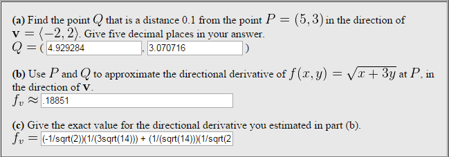 Solved (a) Find the point that is a distance 0.1 from the | Chegg.com