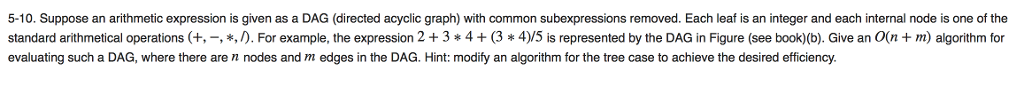 Solved Suppose an arithmetic expression is given as a DAG | Chegg.com