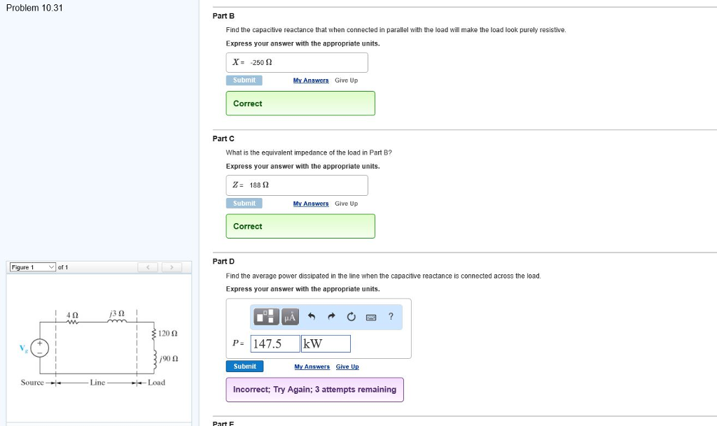 Solved Find the capacitive reactance that when connected in | Chegg.com