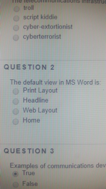 Solved troll script kiddie cyber-extortionist cyberterrorist | Chegg.com