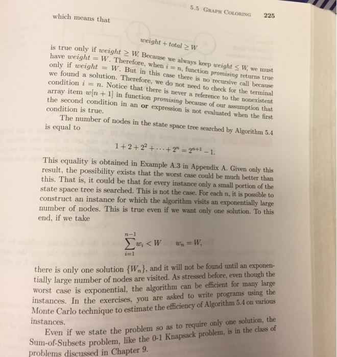 Solved 16. Modify the Backtracking algorithm for the | Chegg.com