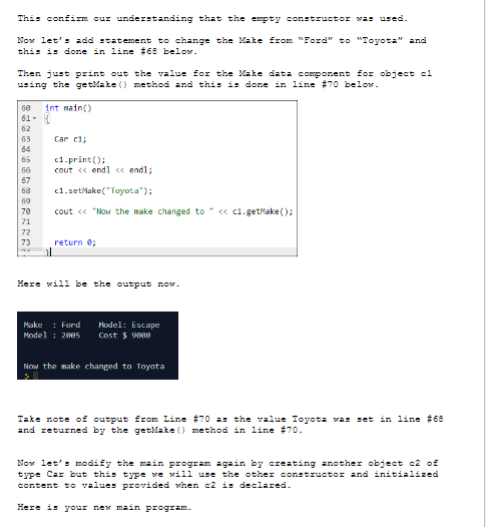 Solved c++ in class i have uploaded the code snaps as | Chegg.com