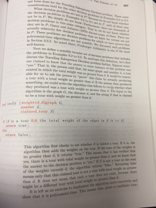 Solved 9. Write a polynomial-time verification algorithm for | Chegg.com