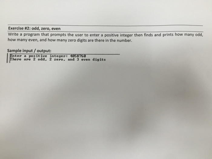 Solved Write A Program That Prompts The User To Enter A 