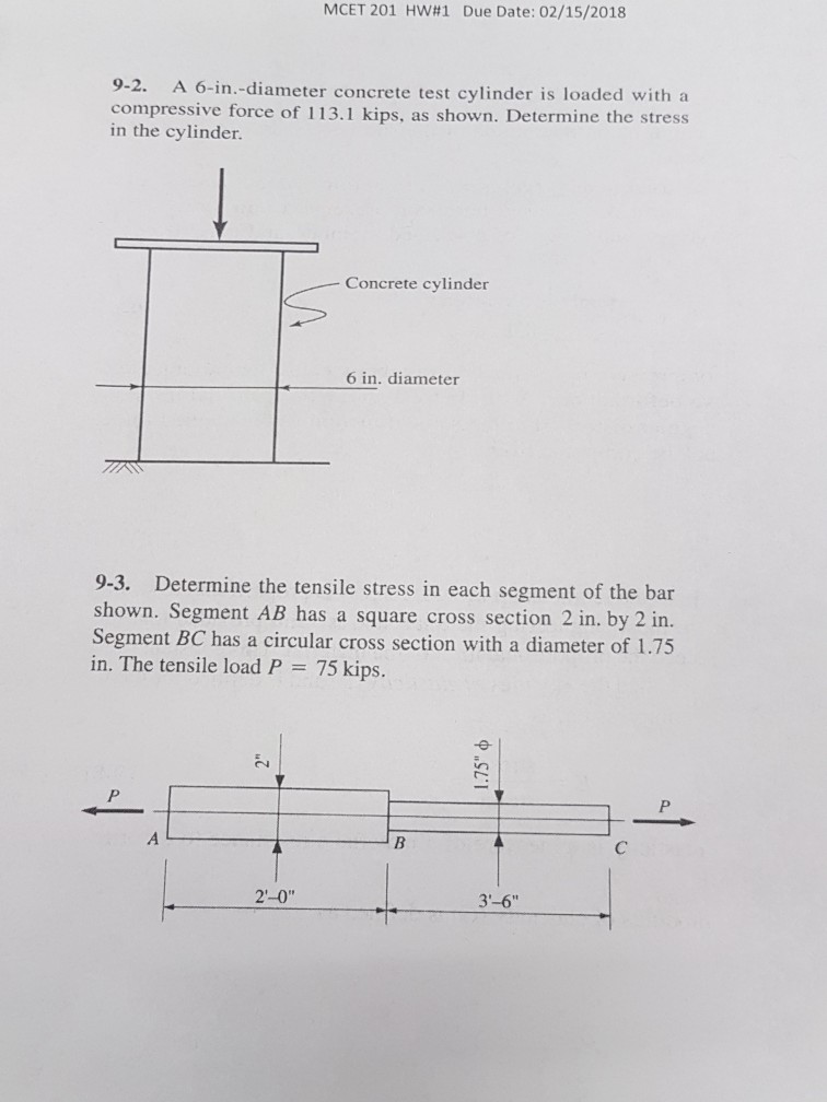 Solved MCET 201 Hw#1 Due Date: 02/15/2018 92. A | Chegg.com Solved MCET 201 Hw#1 Due Date: 02/15/2018 92. A | Chegg.com