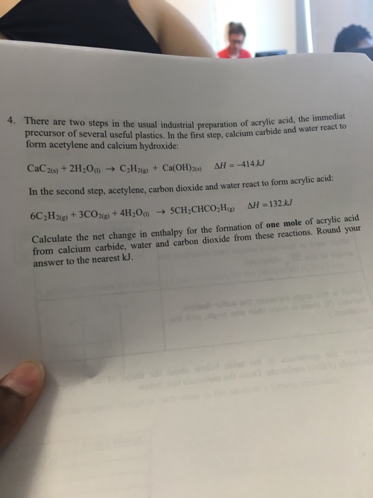 Solved There are two steps in the usual industrial | Chegg.com