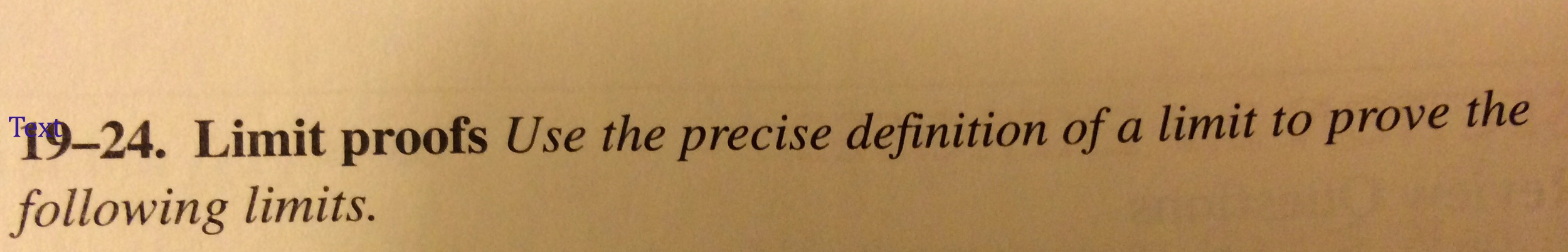 Solved Limit proofs Use the precise definition of a limit to | Chegg.com