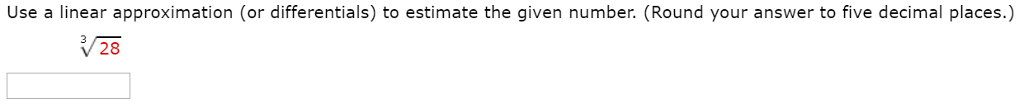 Solved Use A Linear Approximation Or Differentials To 
