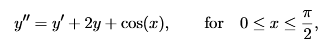 Solved Linear Shooting Method for a two-point Boundary Value | Chegg.com