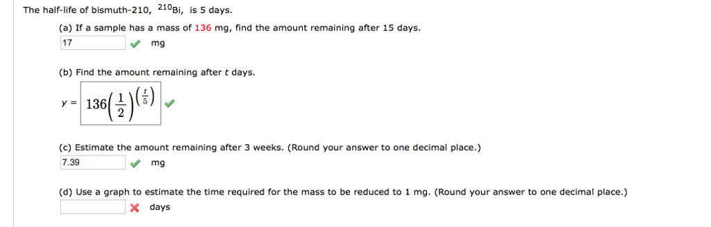 Solved Use a graph to estimate the time required for the | Chegg.com
