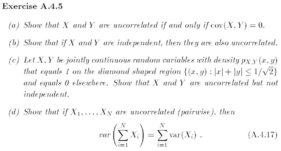 Solved Show that X and Y are uncorrelated if and only if | Chegg.com