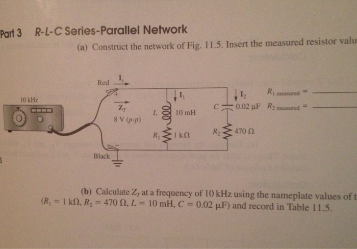 Solved Part 3 R-L-C Series-Parallel Network (a) Construct | Chegg.com Solved Part 3 R-L-C Series-Parallel Network (a) Construct | Chegg.com