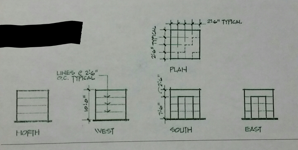 Solved Draw the Isometric, Plan Oblique, and Elevation | Chegg.com