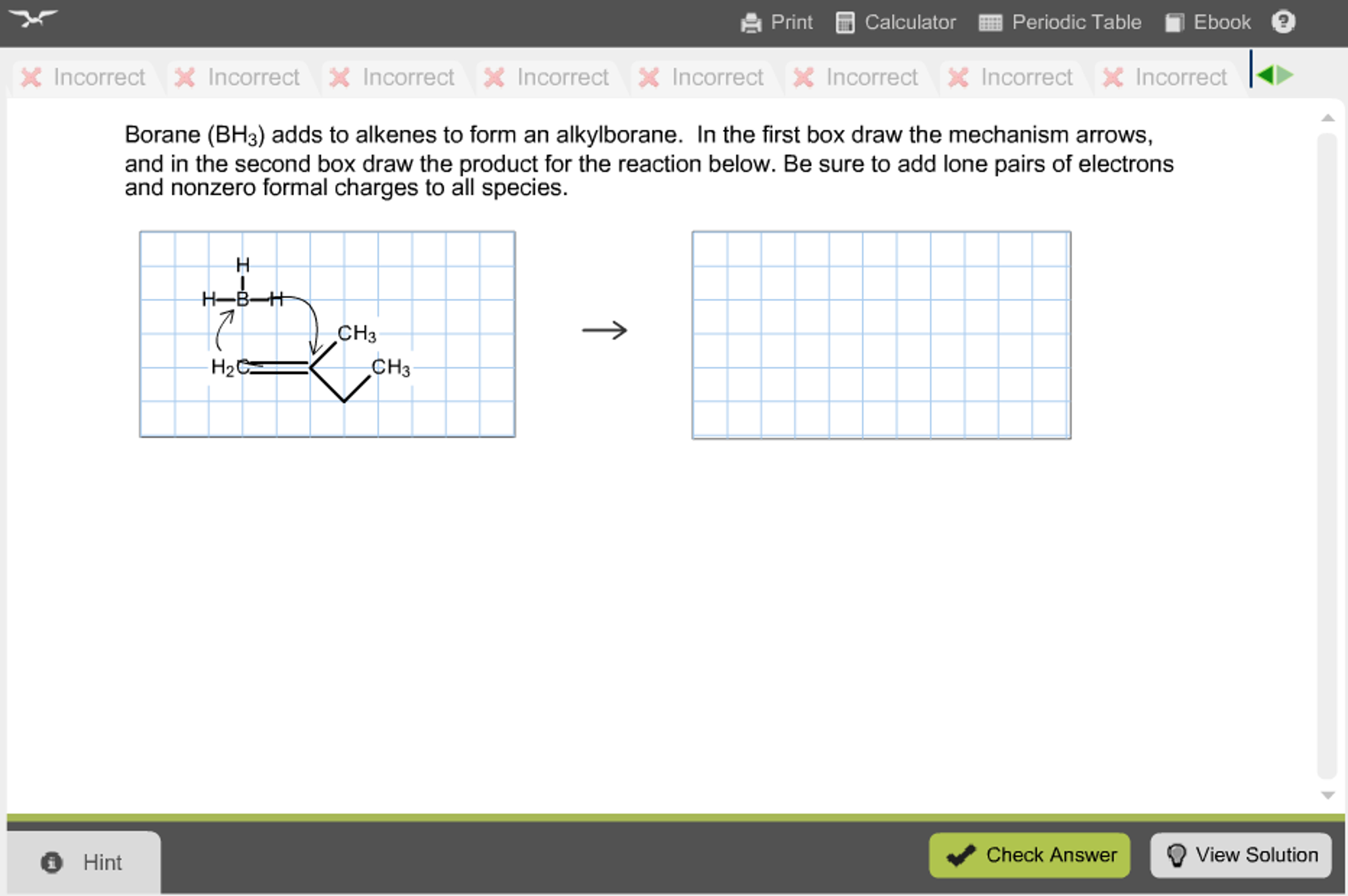 Solved Borane (BH3) adds to alkenes to form an alkylborane. | Chegg.com
