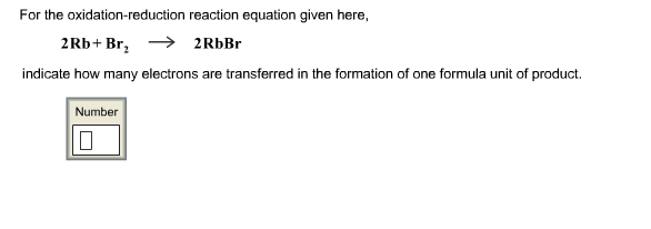 Solved For the oxidation-reduction reaction equation given | Chegg.com