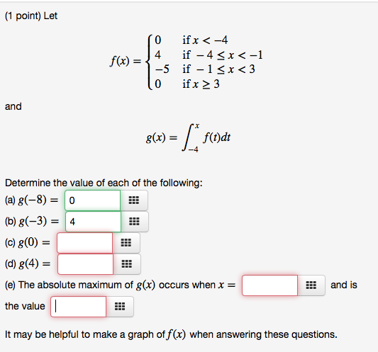 Solved Let f(x) = {0 if x