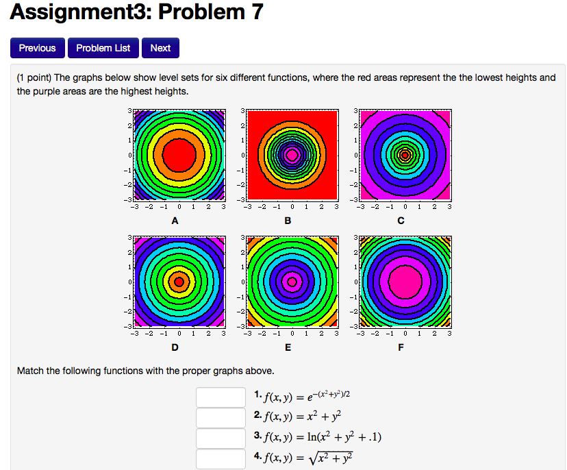 Solved Assignment3: Problem 7 Previous Problem List Next (1 | Chegg.com