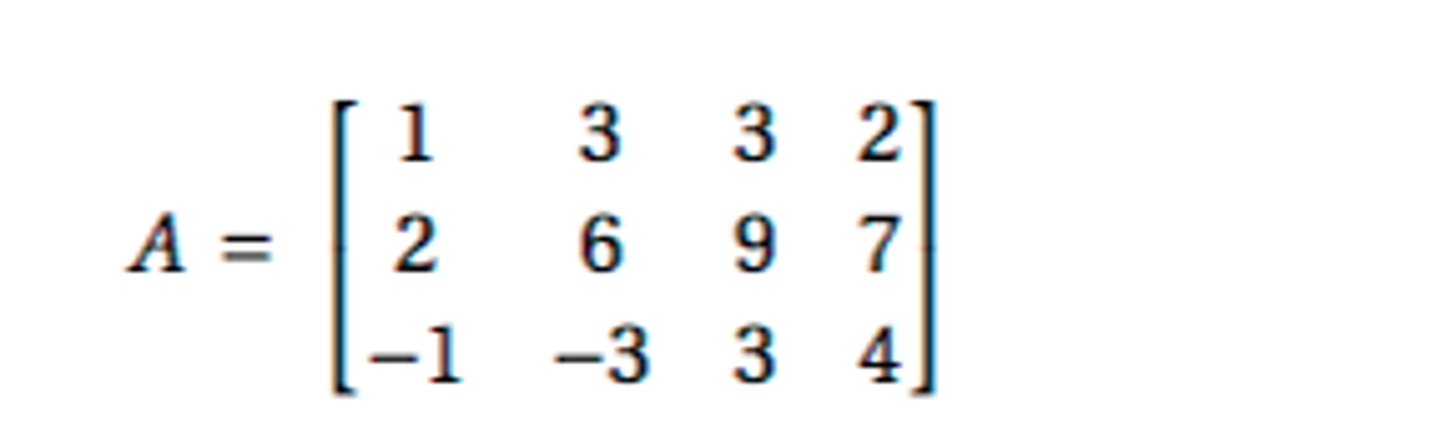Solved Determine a basis for null(A) and determine | Chegg.com