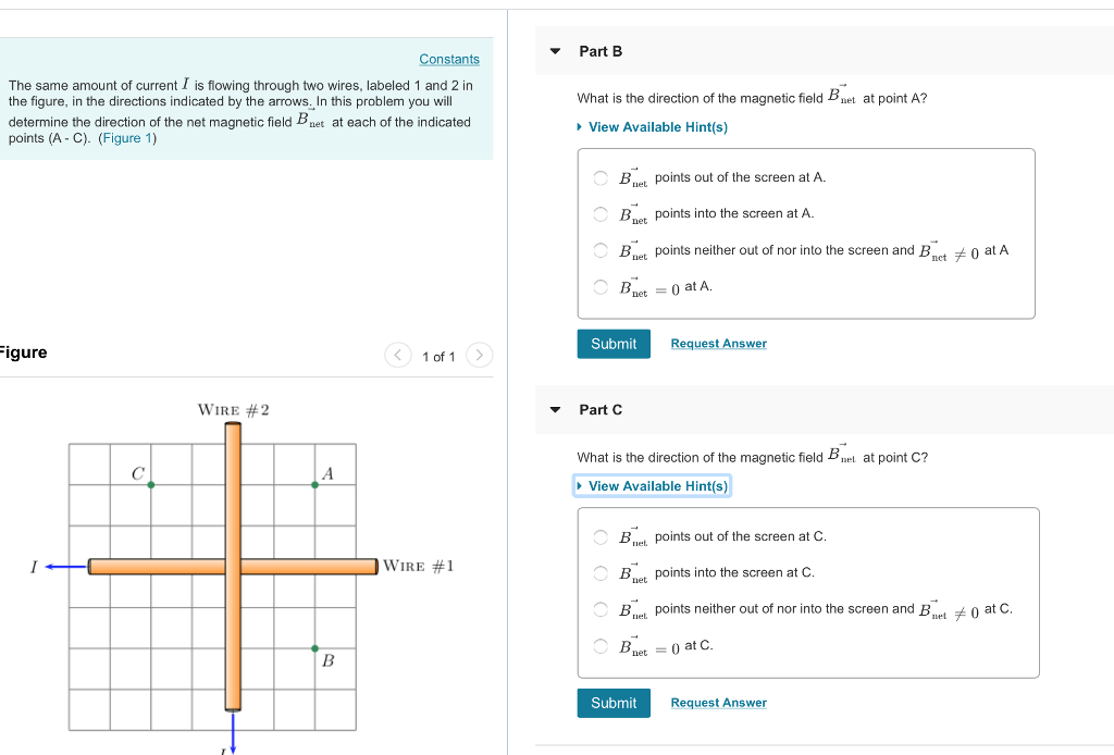 Solved Part B The same amount of current I is flowing | Chegg.com