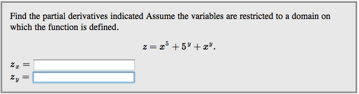 Solved Find the partial derivatives indicated Assume the | Chegg.com