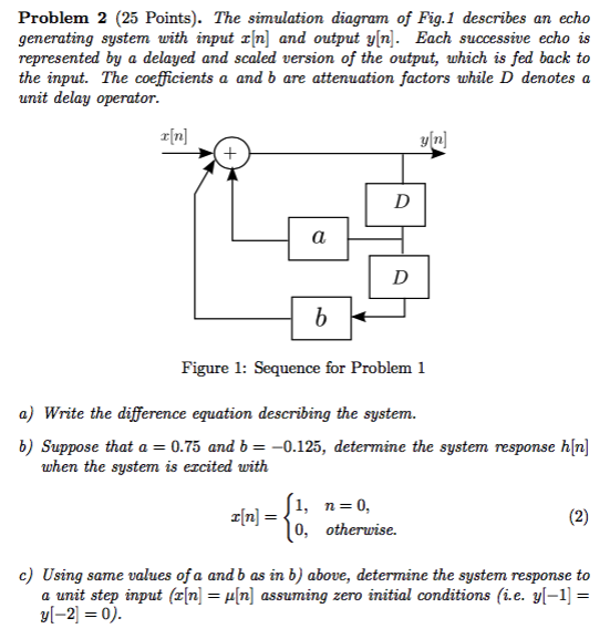 Solved Problem 2 (25 Points). The simulation diagram of | Chegg.com