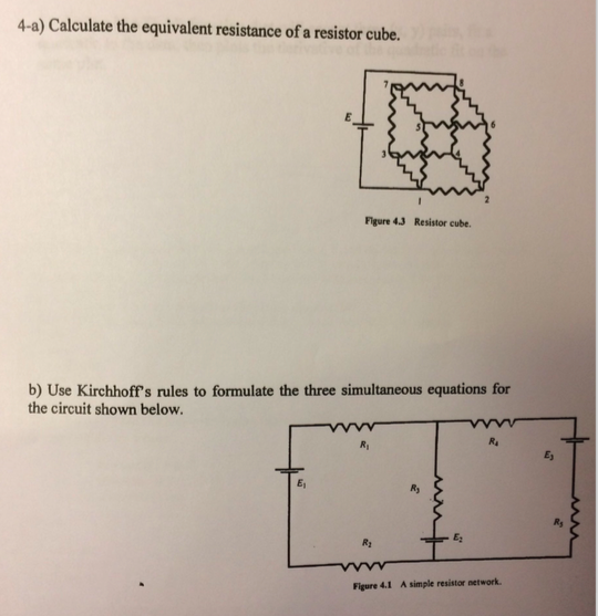 Solved Calculate the equivalent resistance of a resistor | Chegg.com
