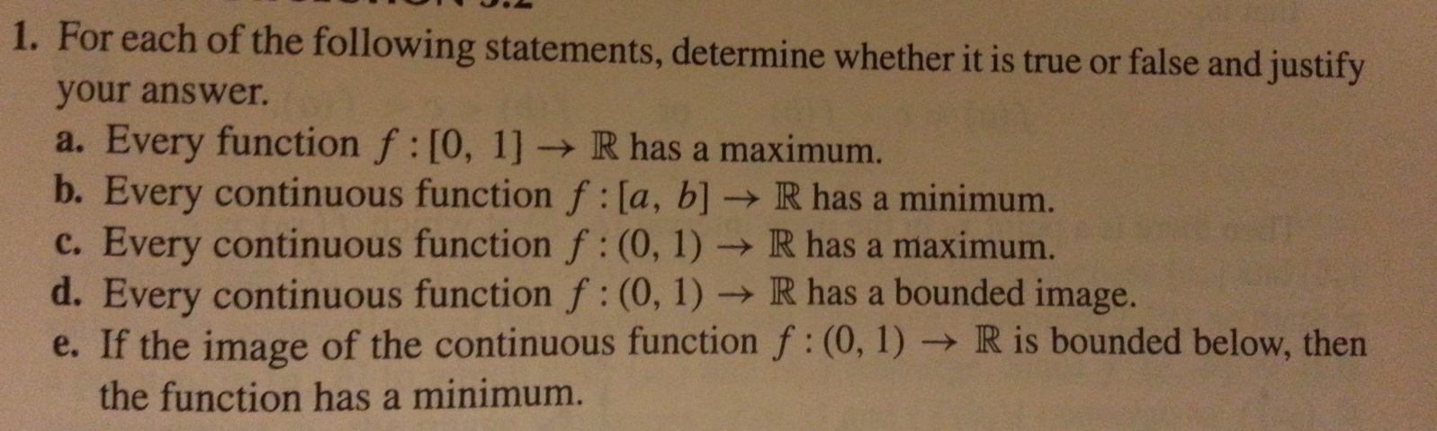 Solved For each of the following statements, determine | Chegg.com