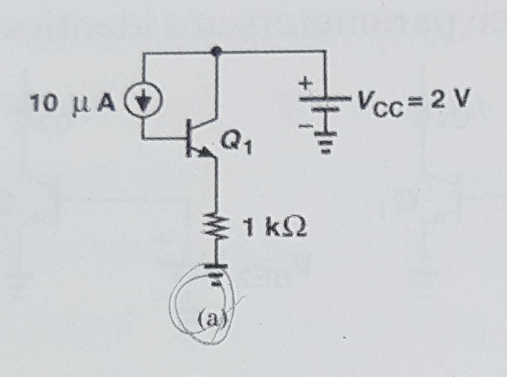 Solved 419. Determine the operating point the the | Chegg.com